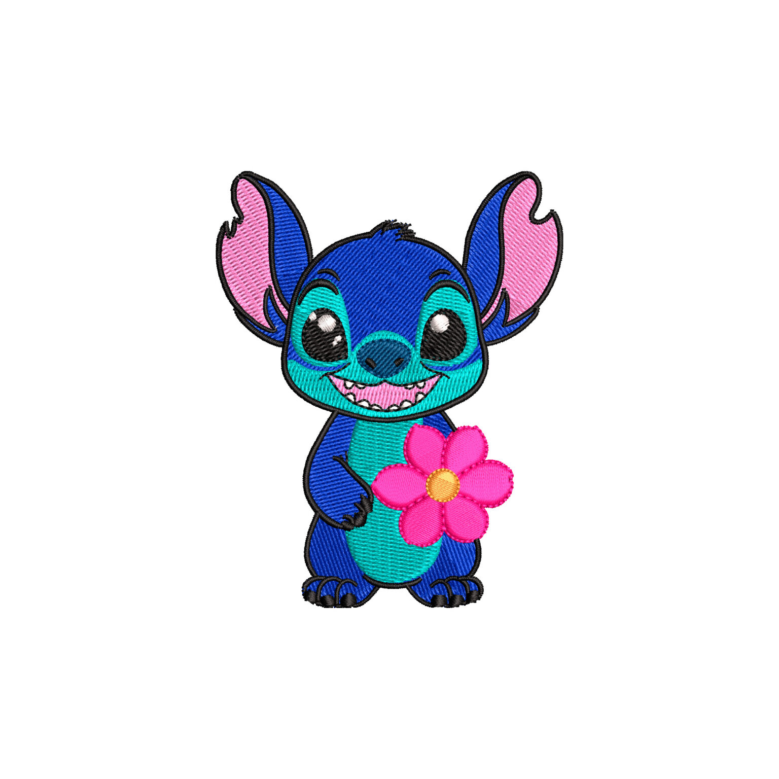 Stitch con flor - Alonsa